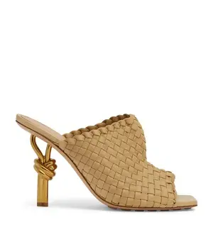 Bottega Veneta Knot Detailing Mules Clogs For Women