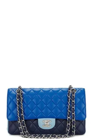 Chanel Tricolor Lambskin Classic Double Flap