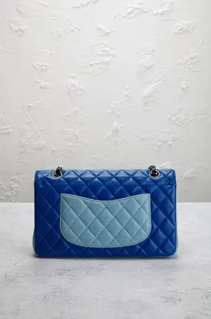Chanel Tricolor Lambskin Classic Double Flap