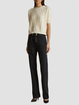 Khaite Danielle Straight-leg Jeans