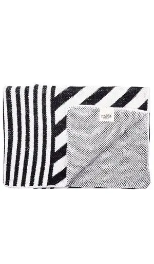 HAPPY HABITAT Mixed Up Stripes Throw