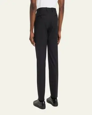 Incotex Super 150s Wool Dress Pants - Black