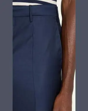Incotex Super 160s Wool Dress Pants - Medium Blue