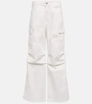 Ag Cargo High-rise Wide-leg Pants
