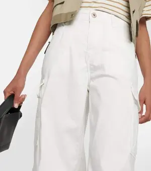 Ag Cargo High-rise Wide-leg Pants