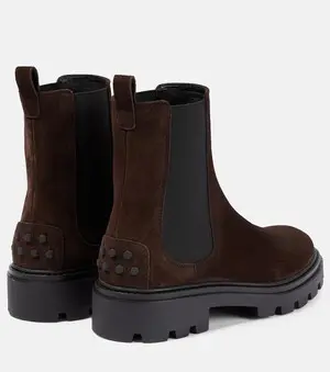 TOD'S Suede Chelsea Boots