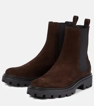 TOD'S Suede Chelsea Boots