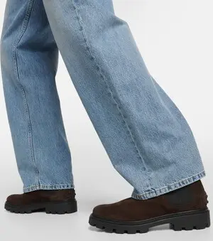 TOD'S Suede Chelsea Boots