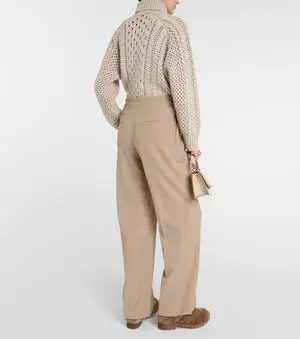 Brunello Cucinelli High-rise Straight Leg Pants