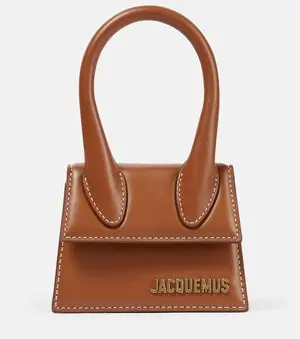 Jacquemus Jacquemus Le Chiquito Leather Tote Bag Brown