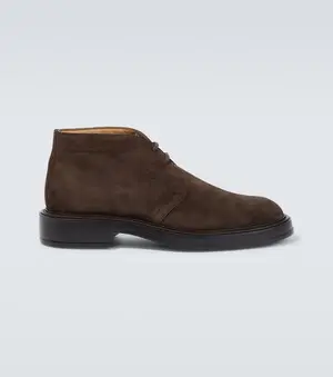 TOD'S Extralight Suede Desert Boots - Brown