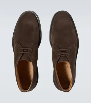 TOD'S Extralight Suede Desert Boots - Brown