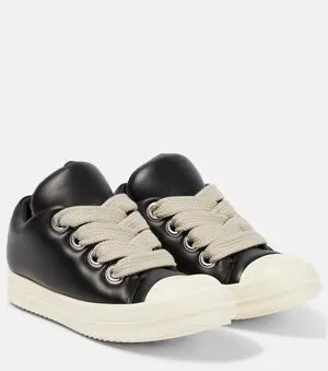 Rick Owens Jumbo Lace Leather Sneakers