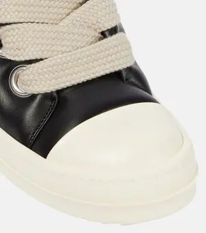 Rick Owens Jumbo Lace Leather Sneakers