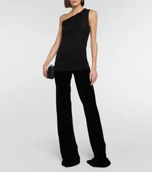 Rick Owens Wide-leg Velvet Pants
