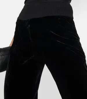 Rick Owens Wide-leg Velvet Pants