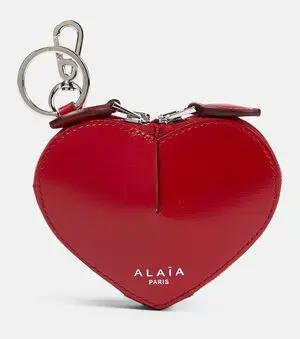 Alaïa Le Coeur Mini Coin Purse - Red