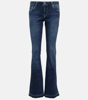 Ag Low-rise Bootcut Jeans - Blue