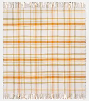 Burberry Check Wool And Cashmere Throw - Multicoloured