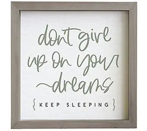 SINCERE SURROUNDINGS 10' Give Up Dreams Rustic Ecor - One-color