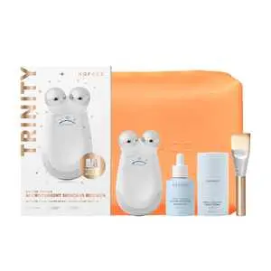NUFACE Limited-edition Trinity® Microcurrent Skincare Regimen & Limited-edition Jelly Skincare Bag