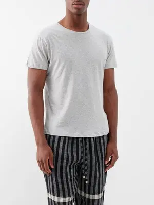 Orlebar Brown OB-T Cotton-jersey T-shirt - Grey