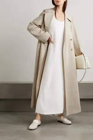 TOTEME Belted Twill Trench Coat