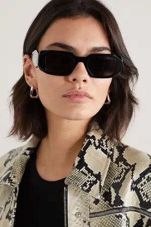 Prada Square-frame Sunglasses - Black
