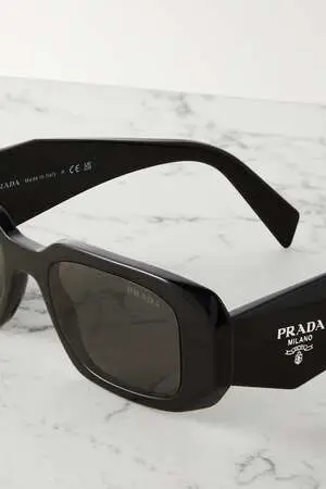 Prada Square-frame Sunglasses - Black
