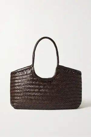 Dragon Diffusion Nantucket Woven Leather Tote - Brown