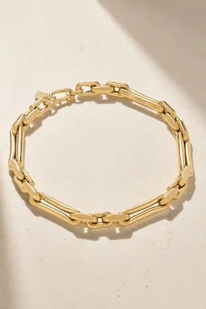 Lauren Rubinski 14-karat Link Necklace - Gold