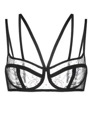 Dolce & Gabbana Lace Balconette Bra - Black