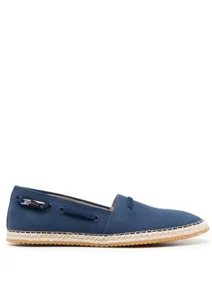 Roberto Cavalli Almond-toe Flat Espadrilles - Blue