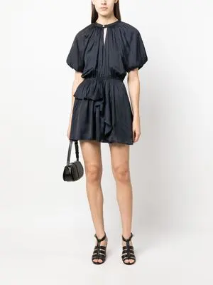 Zadig&Voltaire Romina Puff-sleeve Mini Dress