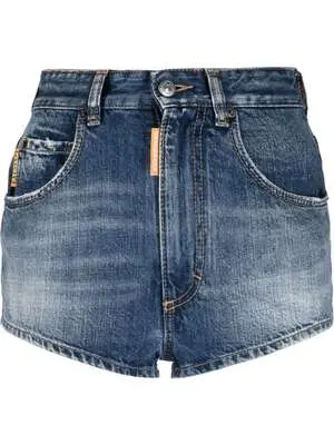 Dsquared2 Logo-patch Denim Shorts
