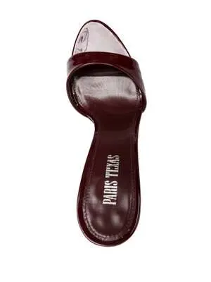 Paris Texas Lidia 105mm Patent-leather Mules - Red