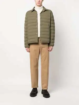 Herno Padded Button-up Jacket - Green