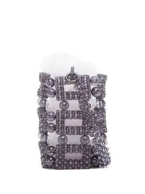 0711 TBILISI Esmeralda Bucket Bag - Purple