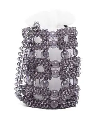0711 TBILISI Esmeralda Bucket Bag - Purple