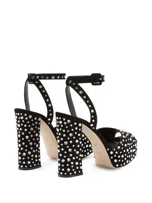 GIUSEPPE ZANOTTI 120mm Betty Sparkle Sandals