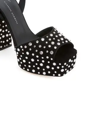 GIUSEPPE ZANOTTI 120mm Betty Sparkle Sandals