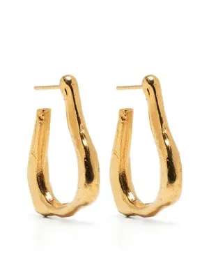 ALIGHIERI The Link Of Wanderlust Hoop Earrings - Gold