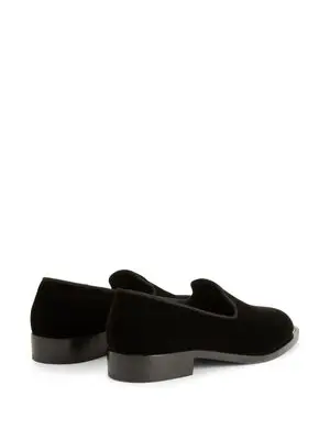 GIUSEPPE ZANOTTI Lydia Velvet Loafers