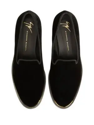 GIUSEPPE ZANOTTI Lydia Velvet Loafers