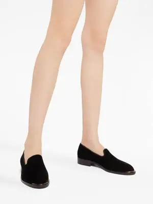 GIUSEPPE ZANOTTI Lydia Velvet Loafers