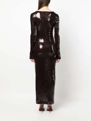 16Arlington Solaria Sequin-embellished Maxi Dress