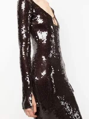 16Arlington Solaria Sequin-embellished Maxi Dress