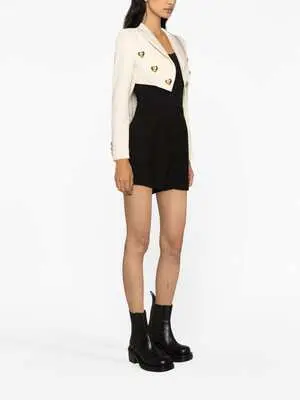 Moschino Heart-embellished Cropped Jacket