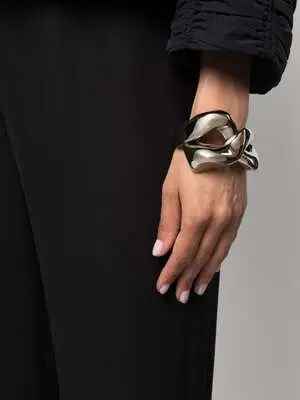 Alexander McQueen Twisted Cuff Bracelet