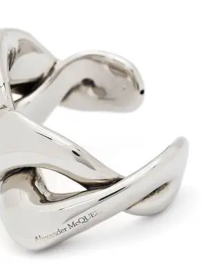 Alexander McQueen Twisted Cuff Bracelet